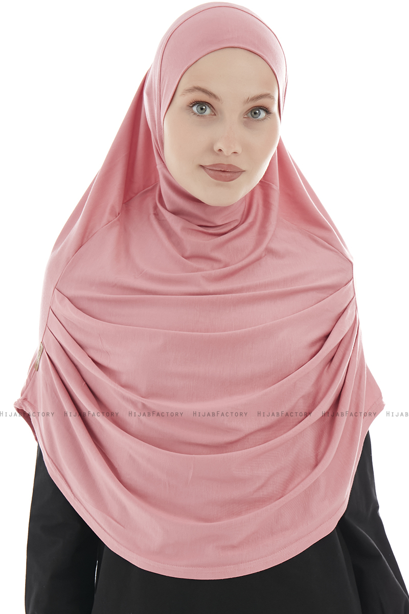 Roxelana - Dunkelrosa Lang Al Amira Hijab
