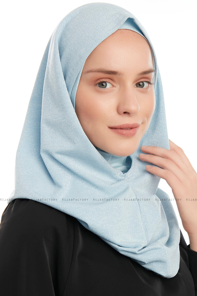 Taliah - Hellblau One Piece Hijab - Hijabfactory.de